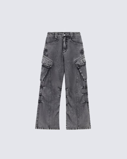 Stackable Multi-Pocket Cargo Pants – KIIKIO